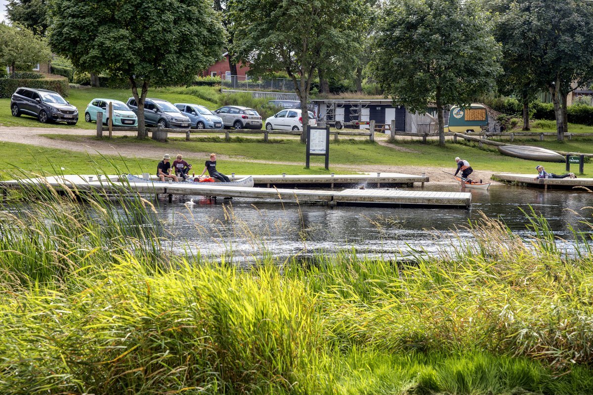 Bjerringbro kano- og teltplads ved Gudenåen - Viborg Kommune - Ole Jakobsen
