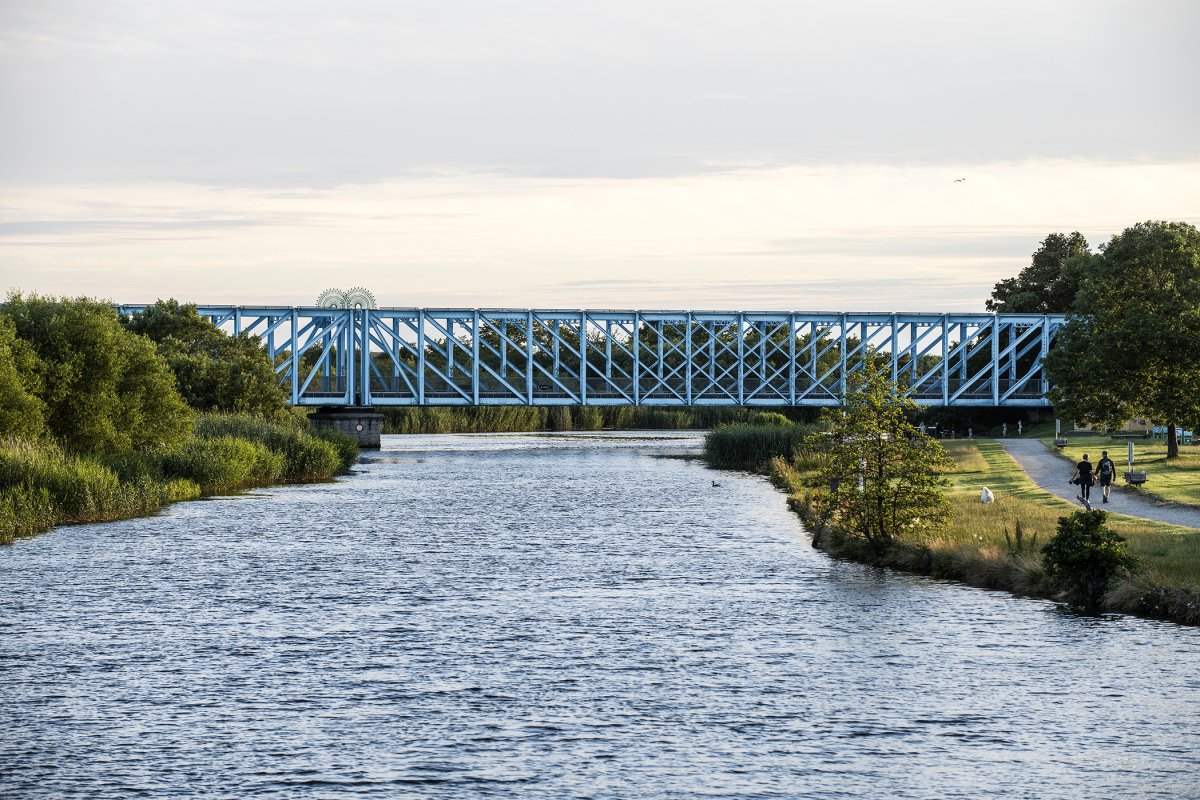 Den Blå Bro over Gudenåen i Randers - Randers Kommune - Ole Jakobsen